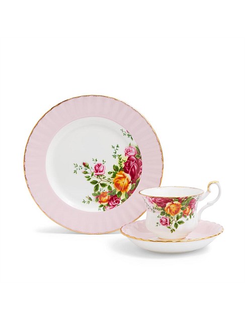 Royal Albert Old Country Roses 3 Piece Set Rose | David Jones