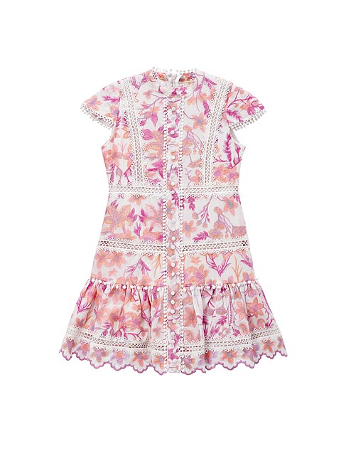 Marlo Tiffany Embroidered Dress | David Jones