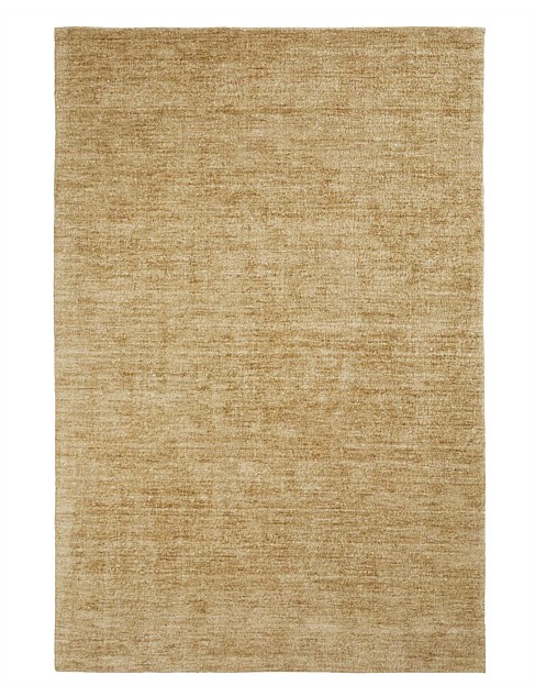 Weave Almonte Loom Knotted Textured Plain Rug In Honeycomb 2x3m | David ...