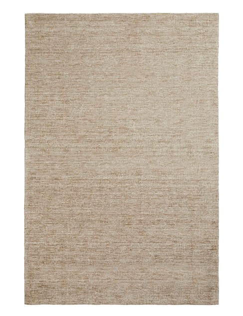 Weave Almonte Loom Knotted Textured Plain Rug In Mink 2x3m | David Jones