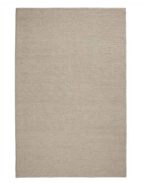 Weave Andorra Handwoven Outdoor Plain Rug In Oatmeal 2x3m | David Jones