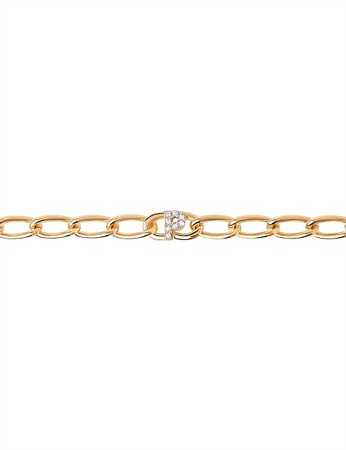 Pdpaola Letter P Chain Bracelet | David Jones