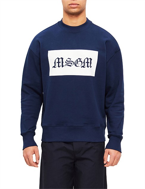 Msgm Msgm Motif Logo Hoodie | David Jones