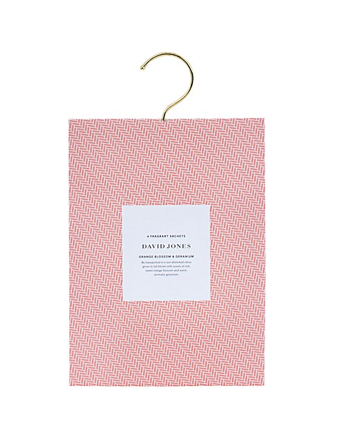 David Jones Herringbone Sachet Pink | David Jones