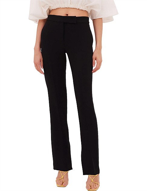 Bianca Spender Black Triacetate Celina Pant | David Jones