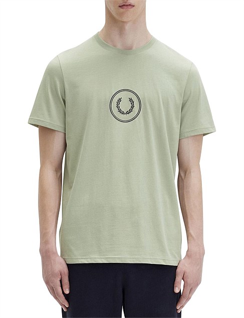 Fred Perry Circle Branding T Shirt | David Jones