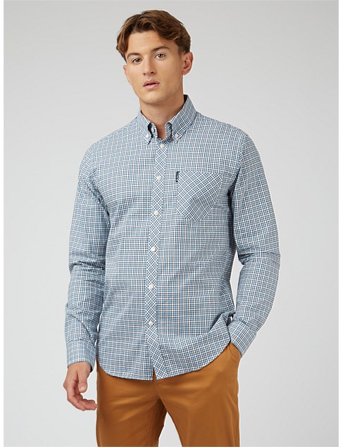 Ben Sherman Long Sleeve Mini Check Shirt | David Jones