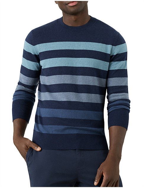 Mj Bale Mccowan Stripe Crew | David Jones