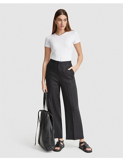 Oxford Imogen Fine Knit Crew Neck T-shirt | David Jones