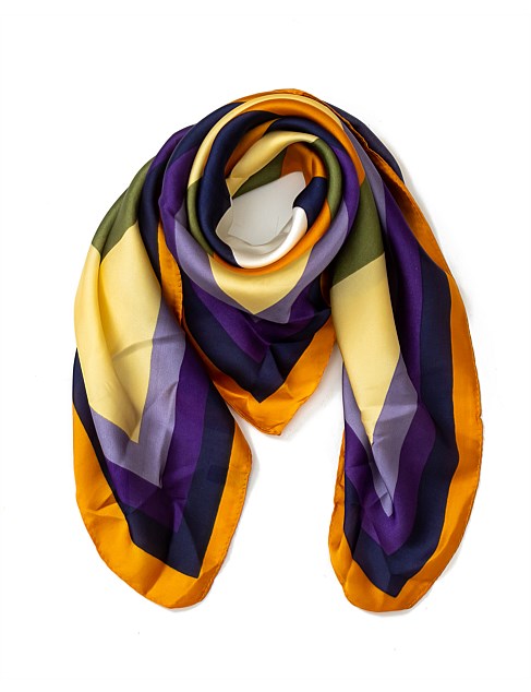 Gregory Ladner Swirl Print Kerchief | David Jones