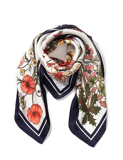 Gregory Ladner Botanical Print Kerchief | David Jones