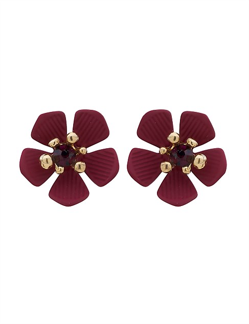 David Lawrence Delicate Petal Stud | David Jones
