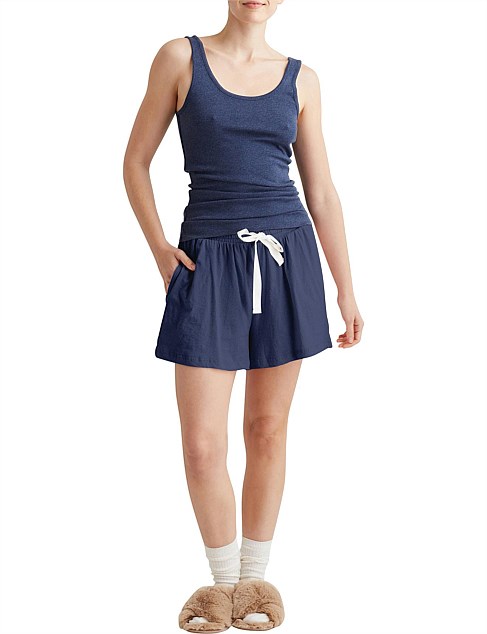 Papinelle Pia Cotton Modal Singlet Short Pj Set | David Jones