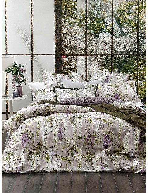 Mm Linen Queen Quilt Cover Set Floribunda | David Jones