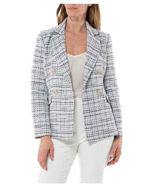 David Jones Blue Tweed Jacket | David Jones