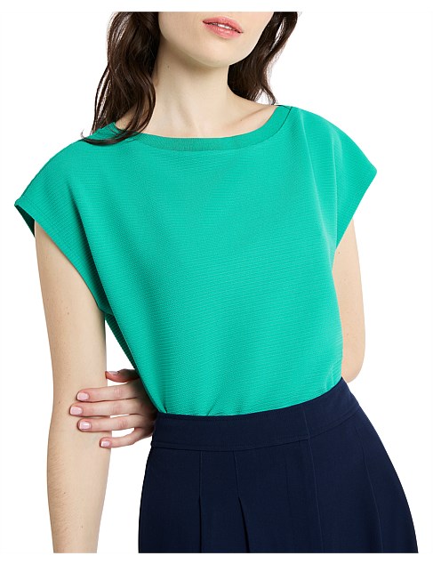 Marcs Women Annette Boat Neck Tee | David Jones