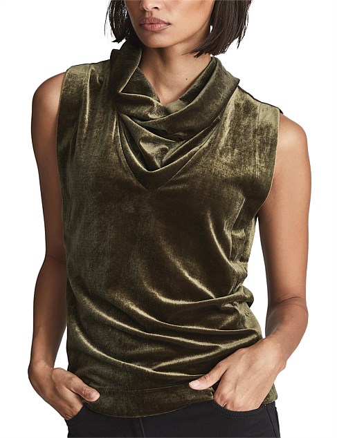 Reiss Luna-velvet Tank | David Jones