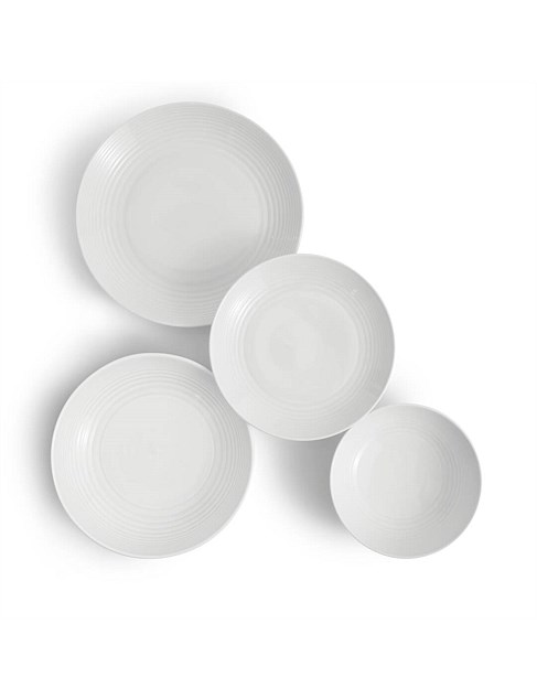 Royal Doulton Gordon Ramsay Maze Dinnerware Set White, 16 Piece Set ...