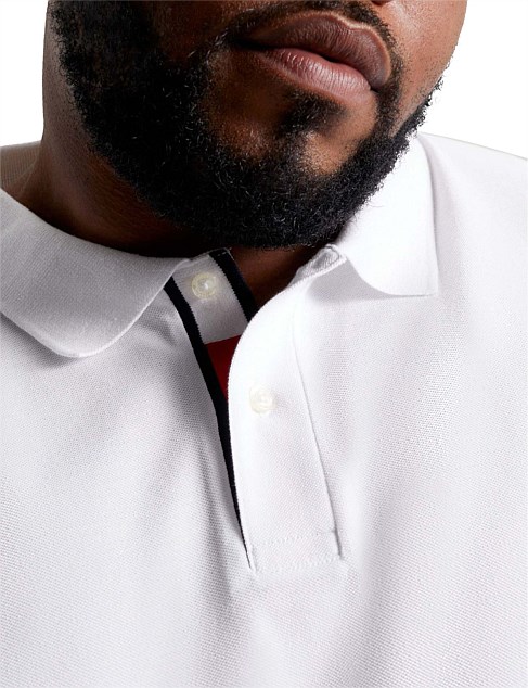 Tommy Hilfiger Bt-flag Under Placket Reg Polo-b | David Jones