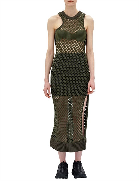 Ph5 Morgan Crochet Tank Midi Dress | David Jones
