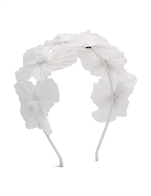 Morgan & Taylor Diana Sinamay Fan Headpiece | David Jones