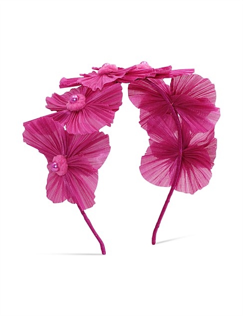 Morgan & Taylor Diana Sinamay Fan Headpiece | David Jones