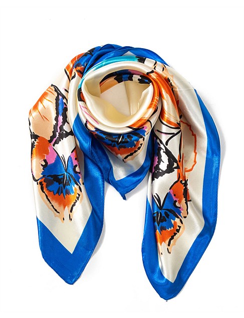 Gregory Ladner Butterfly Print Kerchief | David Jones