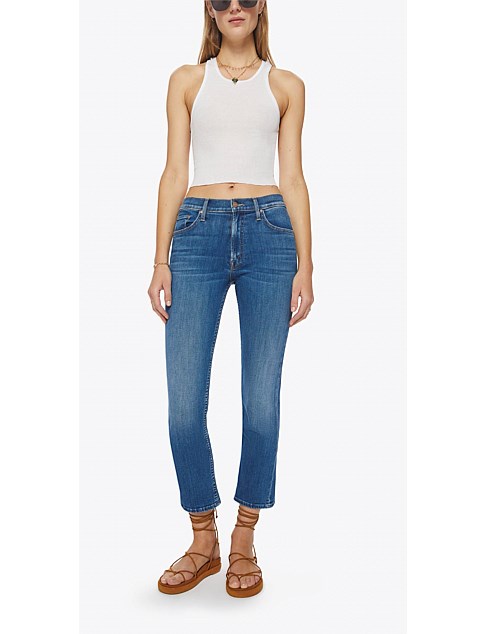 Mother the Mid Rise Rider Ankle Jean | David Jones