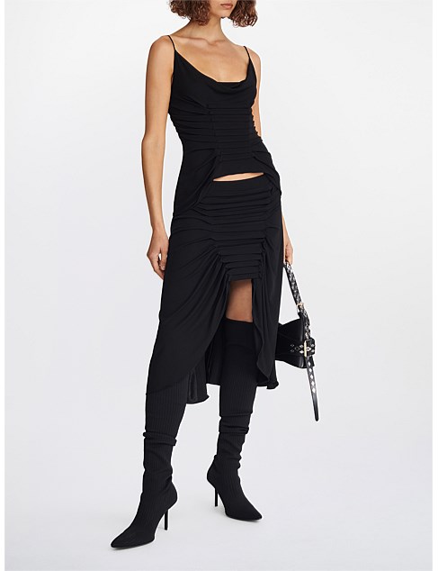 Dion Lee Ventral Draped Skirt | David Jones