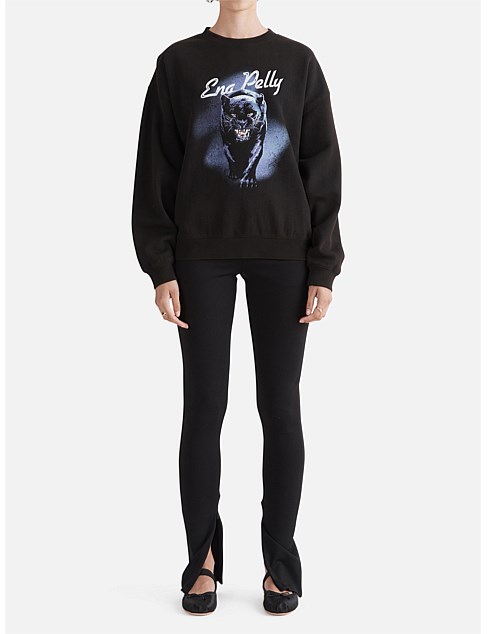 Ena Pelly Panther Relaxed Sweater | David Jones