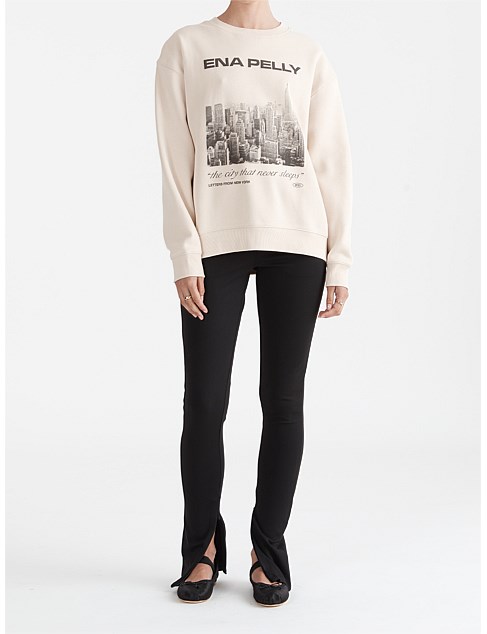 Ena Pelly Letters From Ny Relaxed Sweater | David Jones