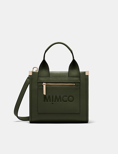 Mimco Patch Leather Mini Tote Bag | David Jones