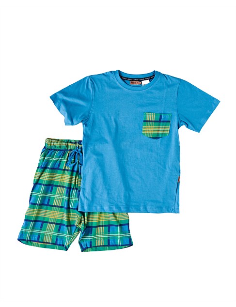 Kip & Co Boys Cosy Tartan Boys Pyjamas | David Jones