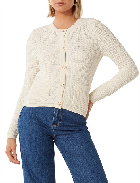 Forever New Tilly Trim Detail Cardigan | David Jones
