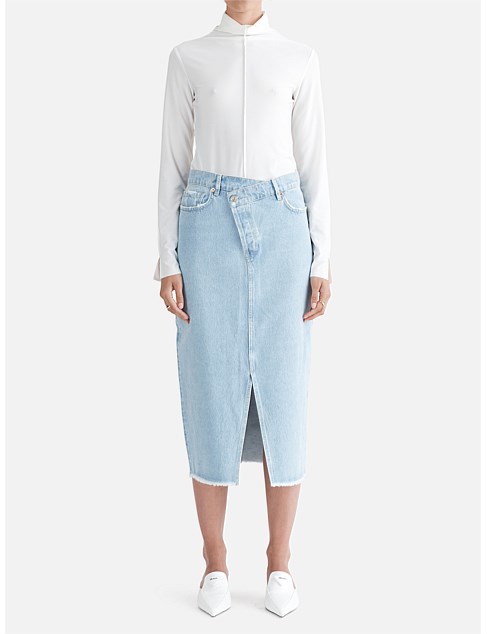 Ena Pelly Winnie Cross-over Maxi Skirt | David Jones