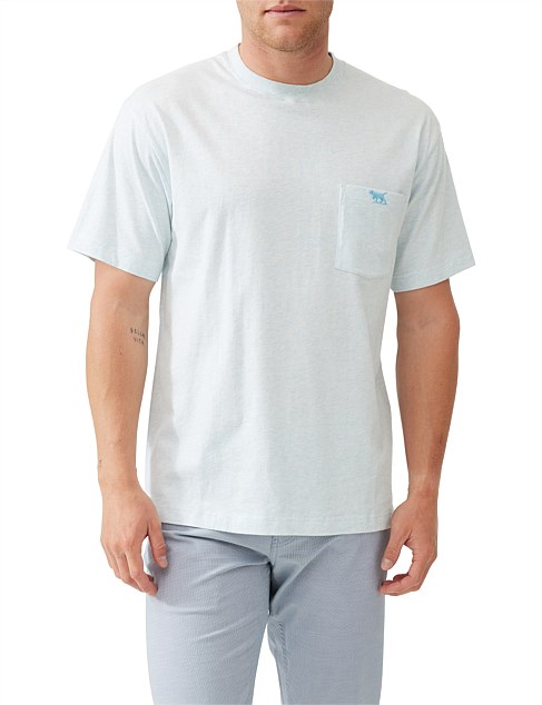 Rodd & Gunn Gunn Original Fit Tee -Mist | David Jones