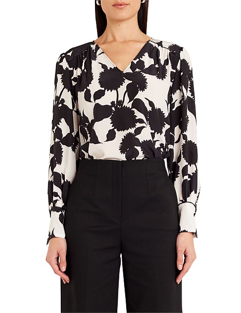 Perri Cutten Lucille Silk Top | David Jones