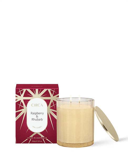 Circa Raspberry & Rhubarb Candle 350g | David Jones