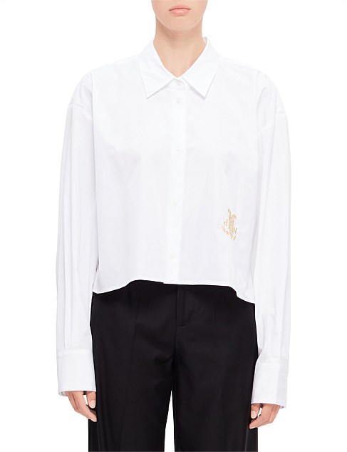 Dmn.paris Baby Chloe Shirt With Embroidered Logo | David Jones