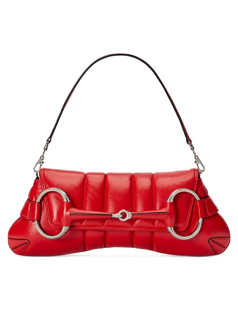 Gucci Gucci Horsebit Chain Medium Shoulder Bag | David Jones
