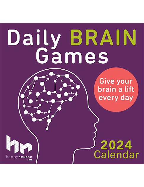Browntrout Publishers Daily Brain Games 2024 Boxed Calendar | David Jones