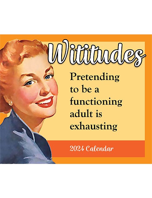 Browntrout Publishers Wititudes 2024 Boxed Calendar | David Jones
