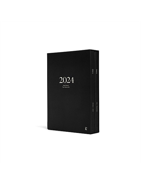 Karst 2024 Daily Planner X2 Volume Set -Ebony | David Jones