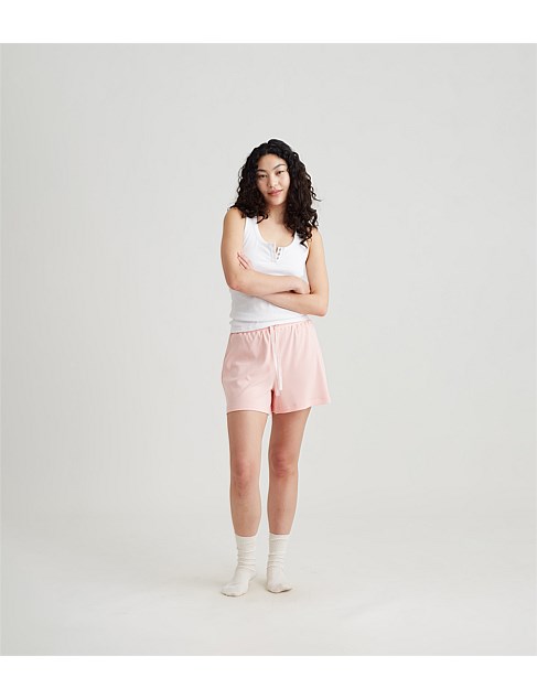 Papinelle Luxe Rib Soft Touch Boxer Short | David Jones