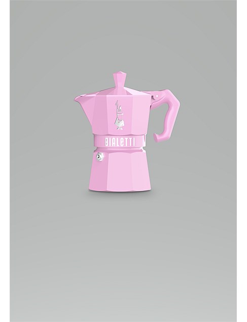 Bialetti Moka Exclusive 3 Cup Pink | David Jones