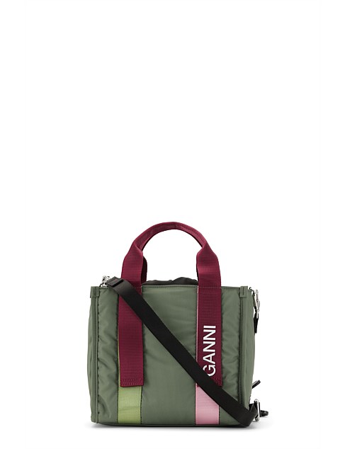 Ganni Recycled Tech Small Tote | David Jones