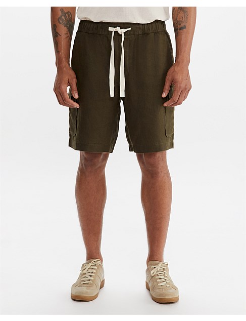 Jag Noah Linen Cargo Short | David Jones