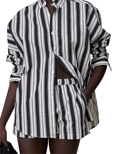 Blanca Zanobia Striped Shirt | David Jones