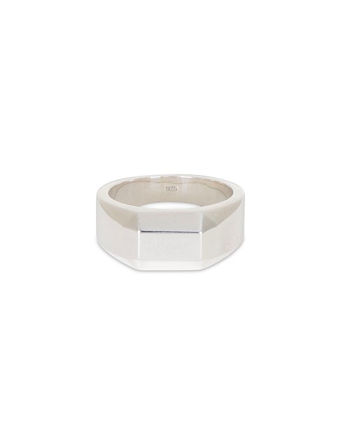Cameron Studio Bank Signet Ring | David Jones