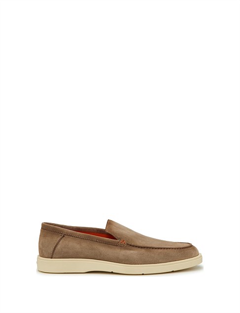 Santoni Botanist Suede Loafer | David Jones